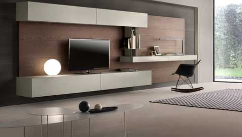 Living Room Design with Modern Italian Wall Systems | NOLI